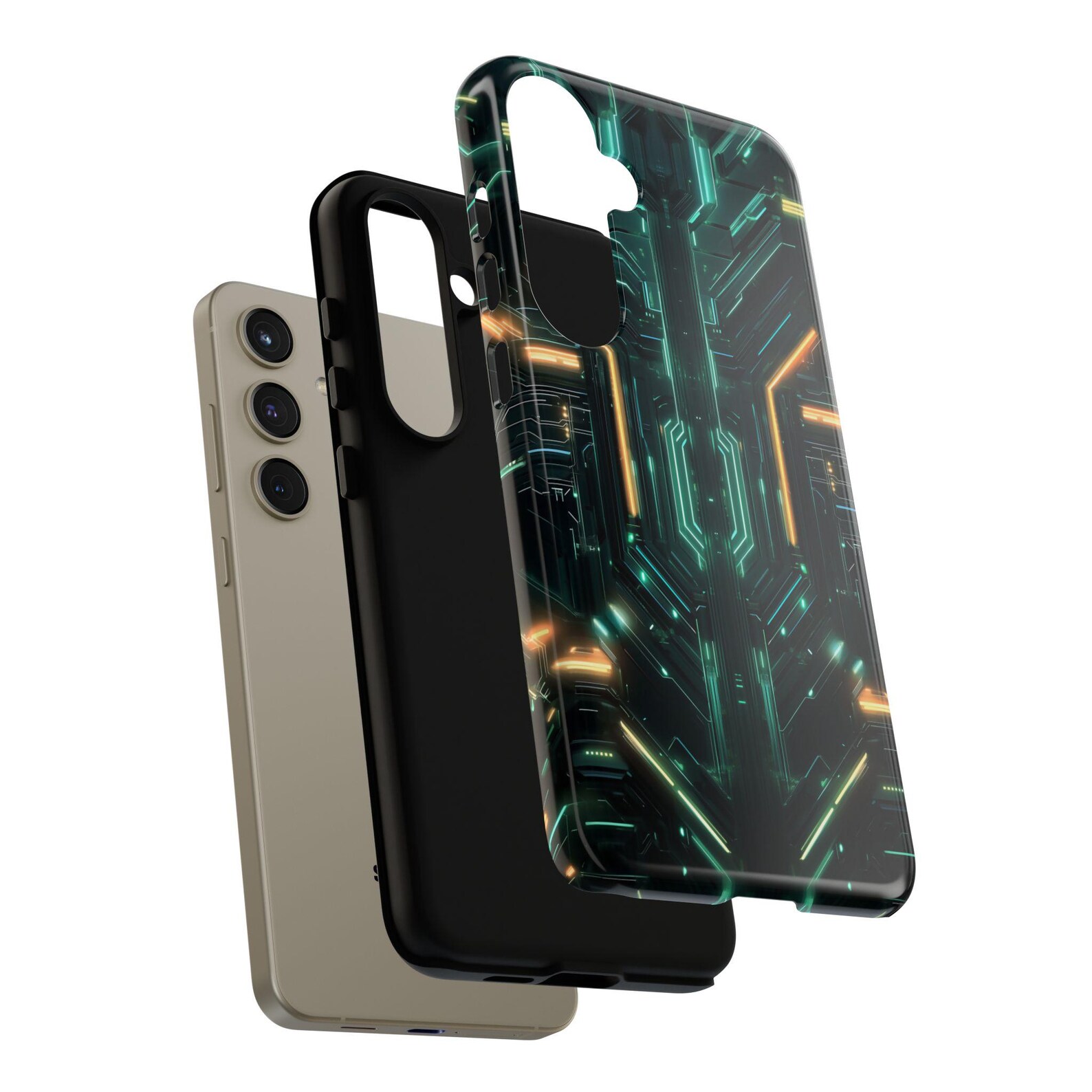 Neon Cyberpunk Phone Case, Sci-fi Aesthetic Design V2.3 , Tough iPhone ...