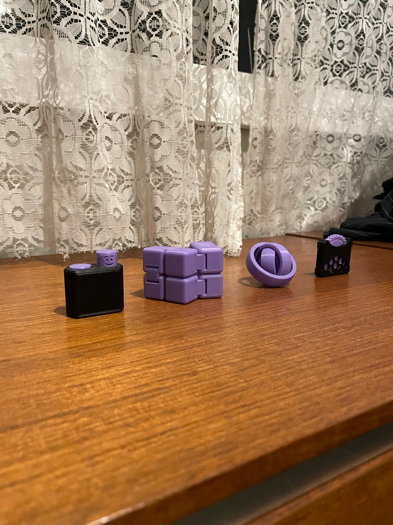 Fidget Toy Bundle - Fidget Cube, Rotating Rings, Clicking Wheel, Fidget ...