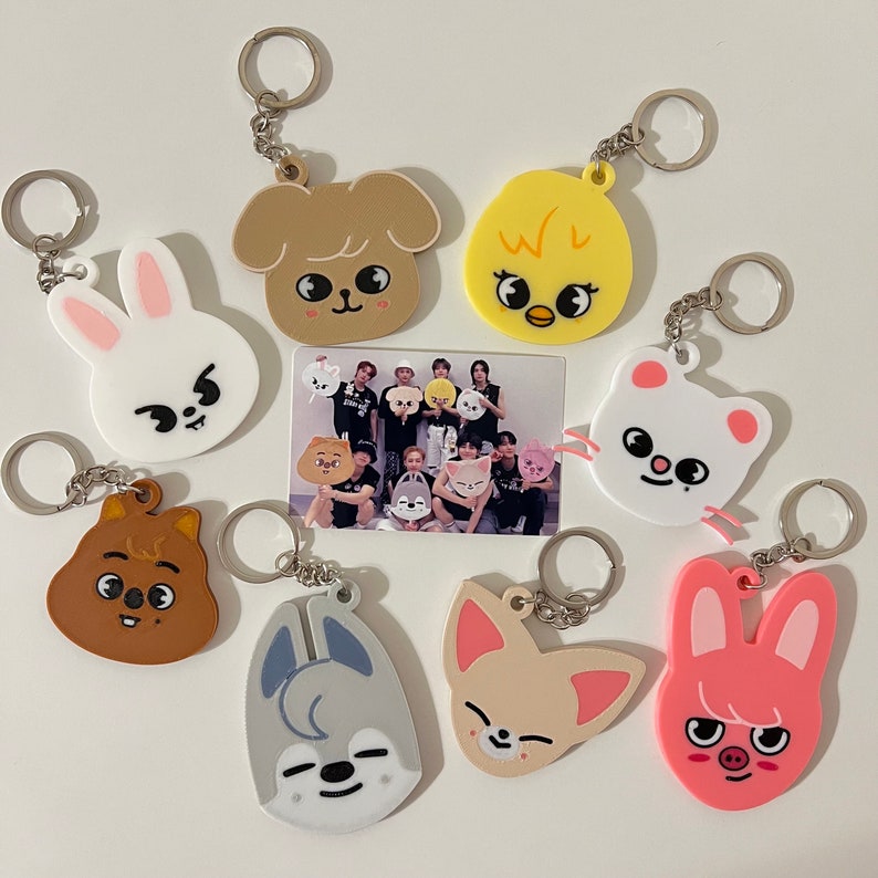 Stray Kids SKZOO Keychains - Etsy UK