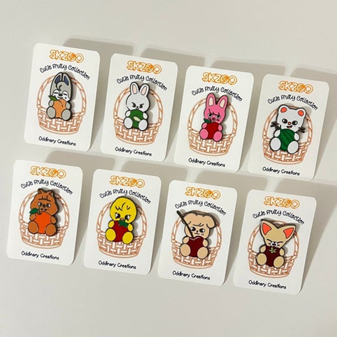 Stray Kids SKZOO Cutie Fruity Enamel Pins - Etsy