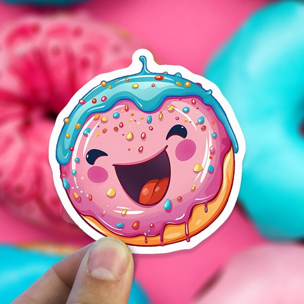 Donut Sticker - Etsy