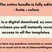 Classroom Decor Bundle, Editable Theme, Canva Templates, Organize in ...
