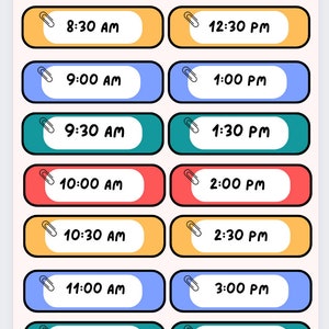 Boho Classroom Schedule Cards: Editable Daily Decor (PDF) - Etsy