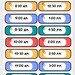 Boho Classroom Schedule Cards - Editable Daily Schedule Cards for Boho ...