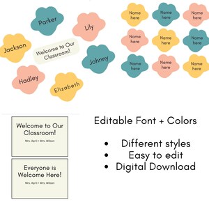 Simply Boho Class Door Display - Enhance Your Classroom Decor With This ...