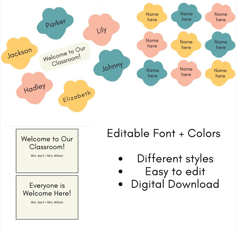 Simply Boho Class Door Display - Enhance Your Classroom Decor With This ...