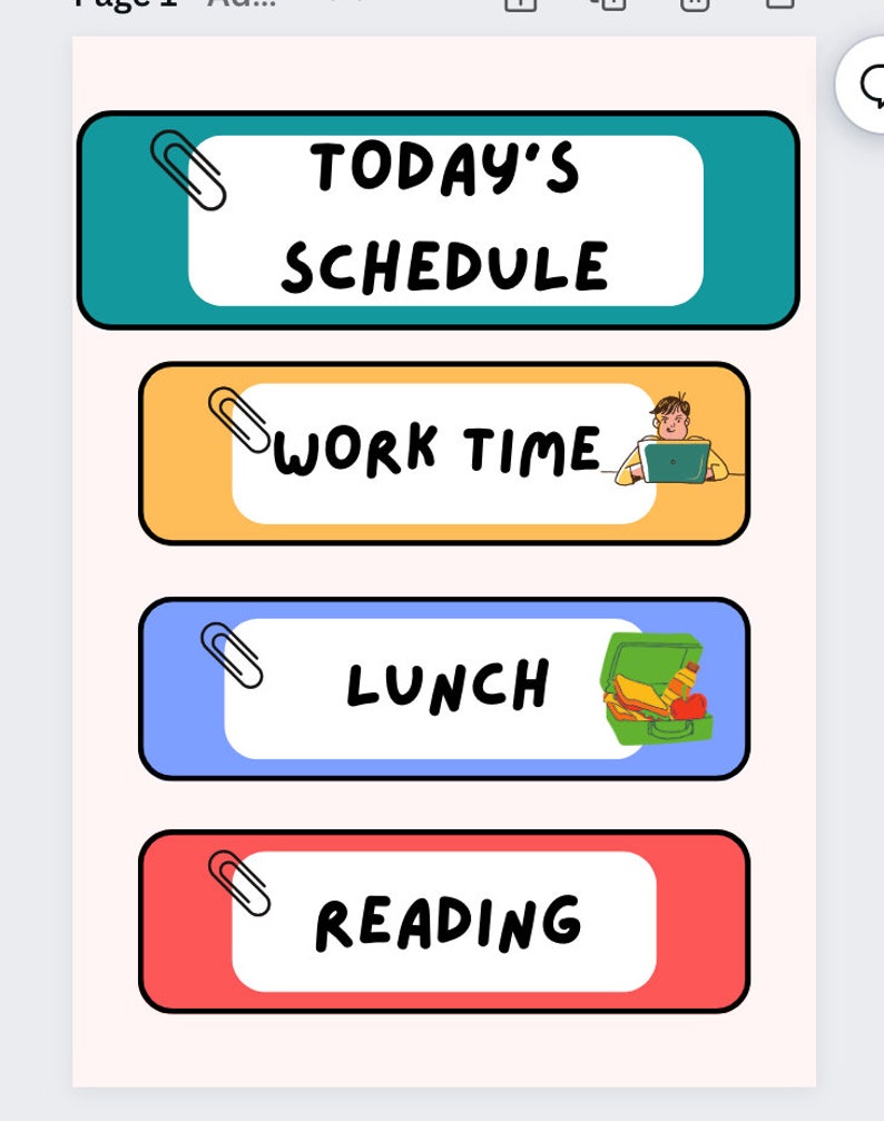 Boho Classroom Schedule Cards - Editable Daily Schedule Cards for Boho ...