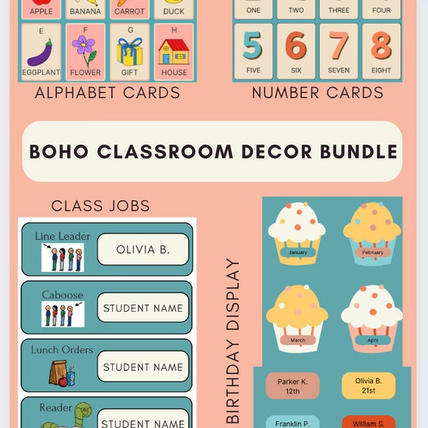 Classroom Decor Bundle - Etsy