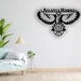 Atlanta Hawk Logo, Basketball Metal Logo Wall Decor, Basketball Metal ...