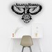 Atlanta Hawk Logo, Basketball Metal Logo Wall Decor, Basketball Metal ...