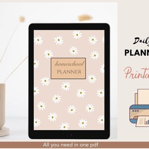 Printable Vintage Planner Cover Homeschool Cover Academic - Etsy
