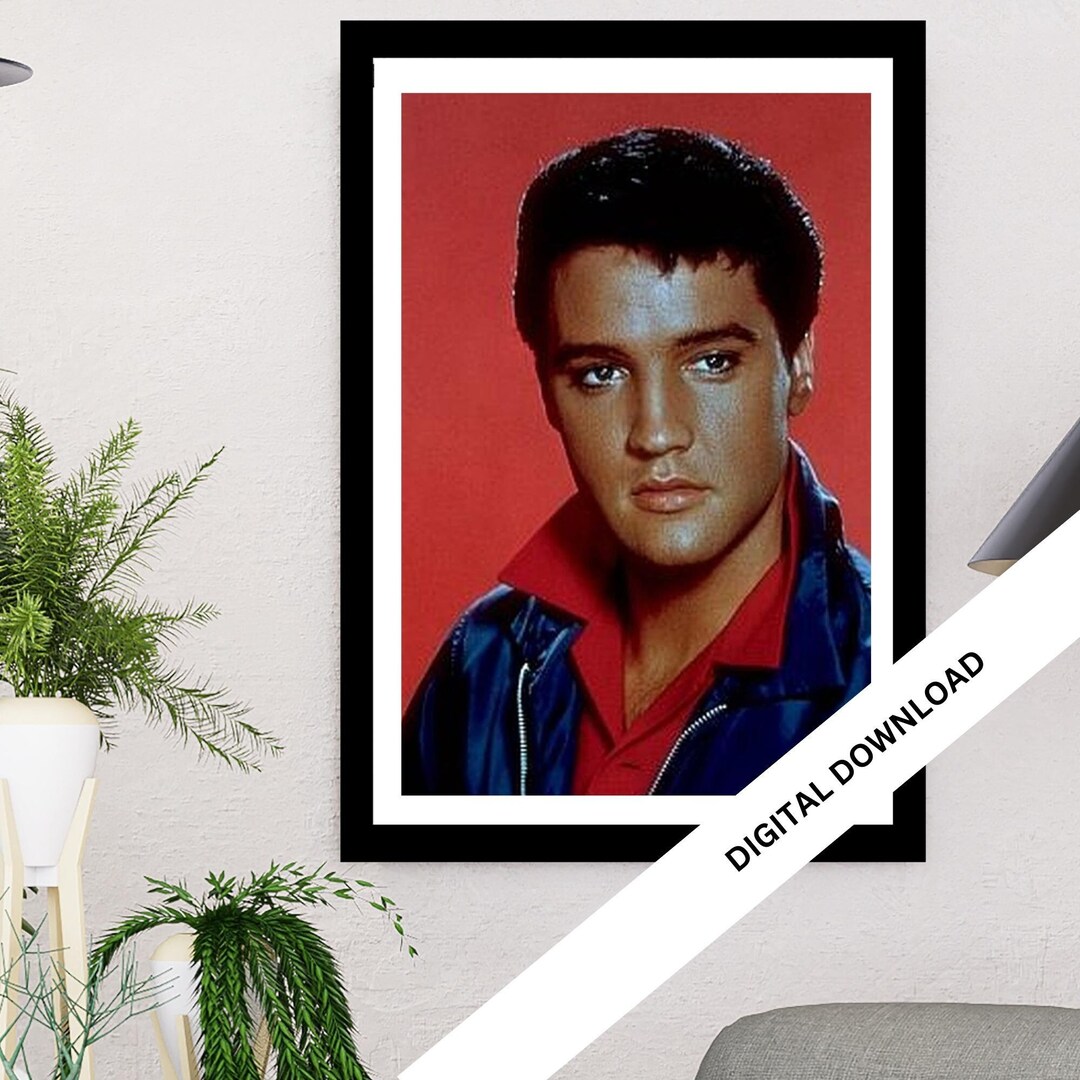 Elvis Presley Portrait Movie Poster | Digital Download | Instant ...