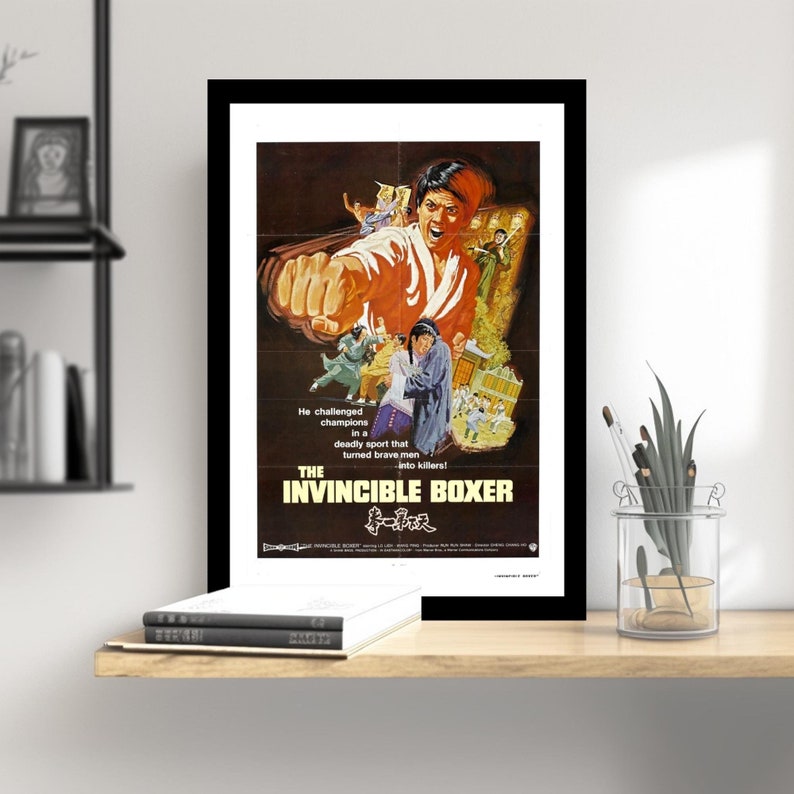 The Invincible Boxer Movie Poster: Vintage Film Art (digital Download ...