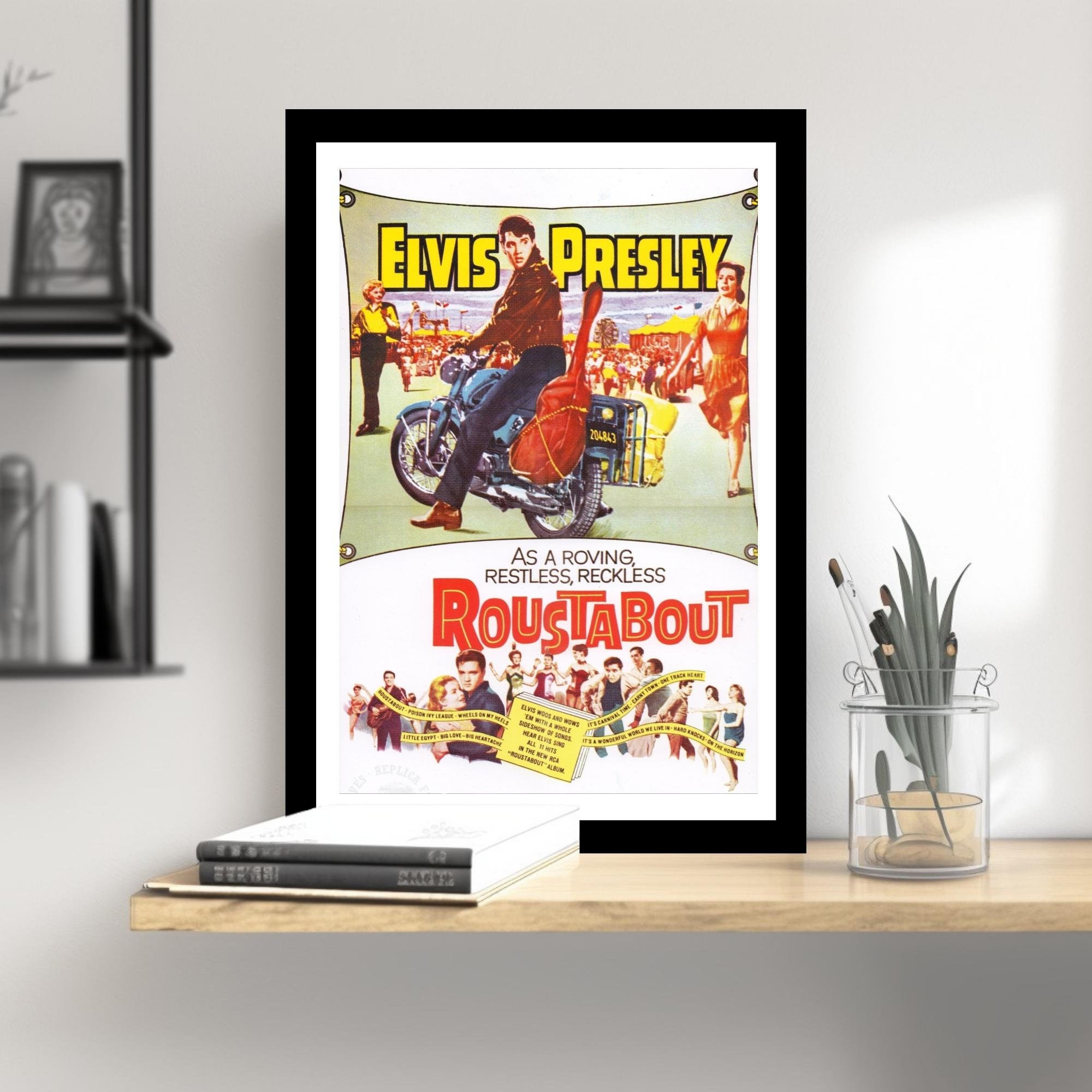 Elvis Presley Roustabout Movie Poster | Digital Download | Instant ...