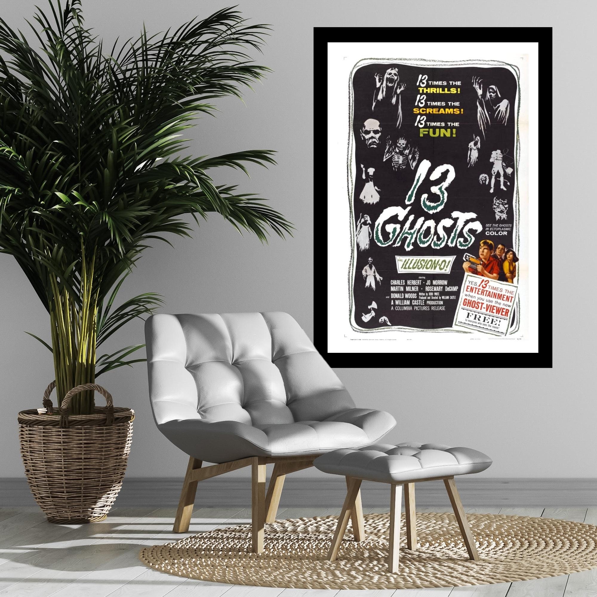 13 Ghosts Movie Poster: Vintage Film Art (digital Download) - Etsy