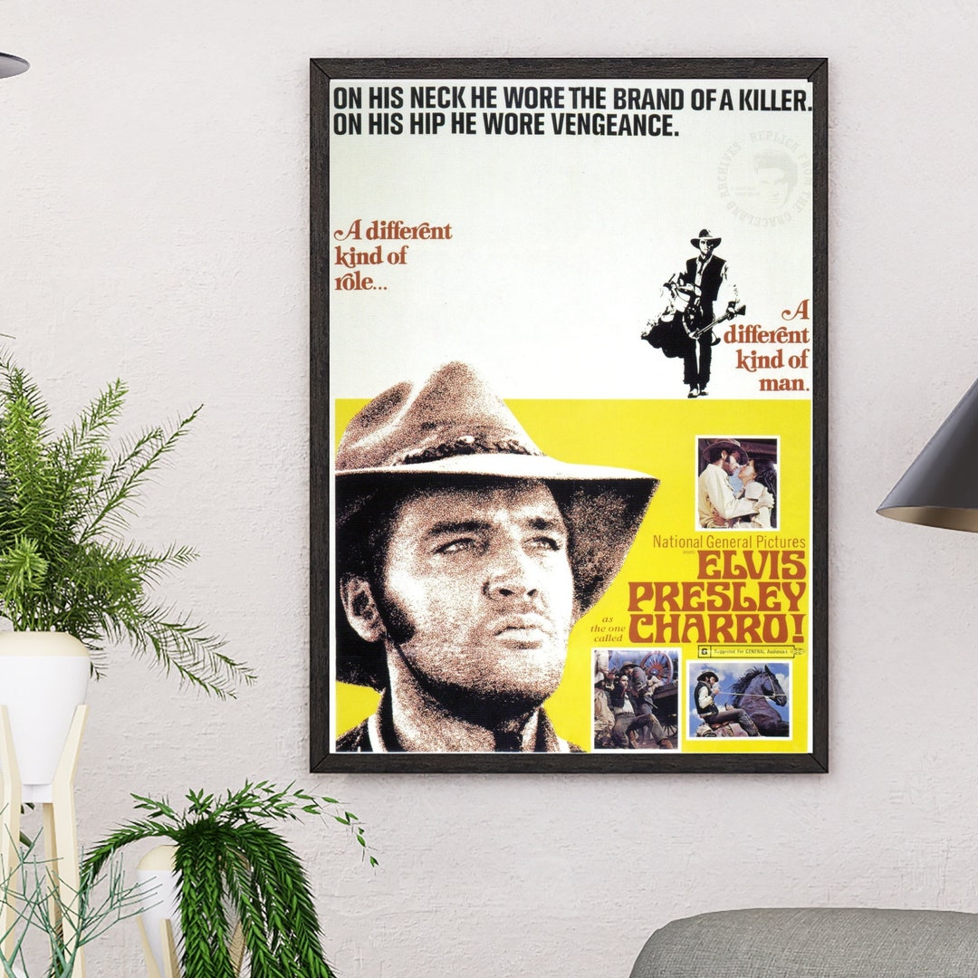 Elvis Presley Charro Movie Poster. Digital Download - Etsy