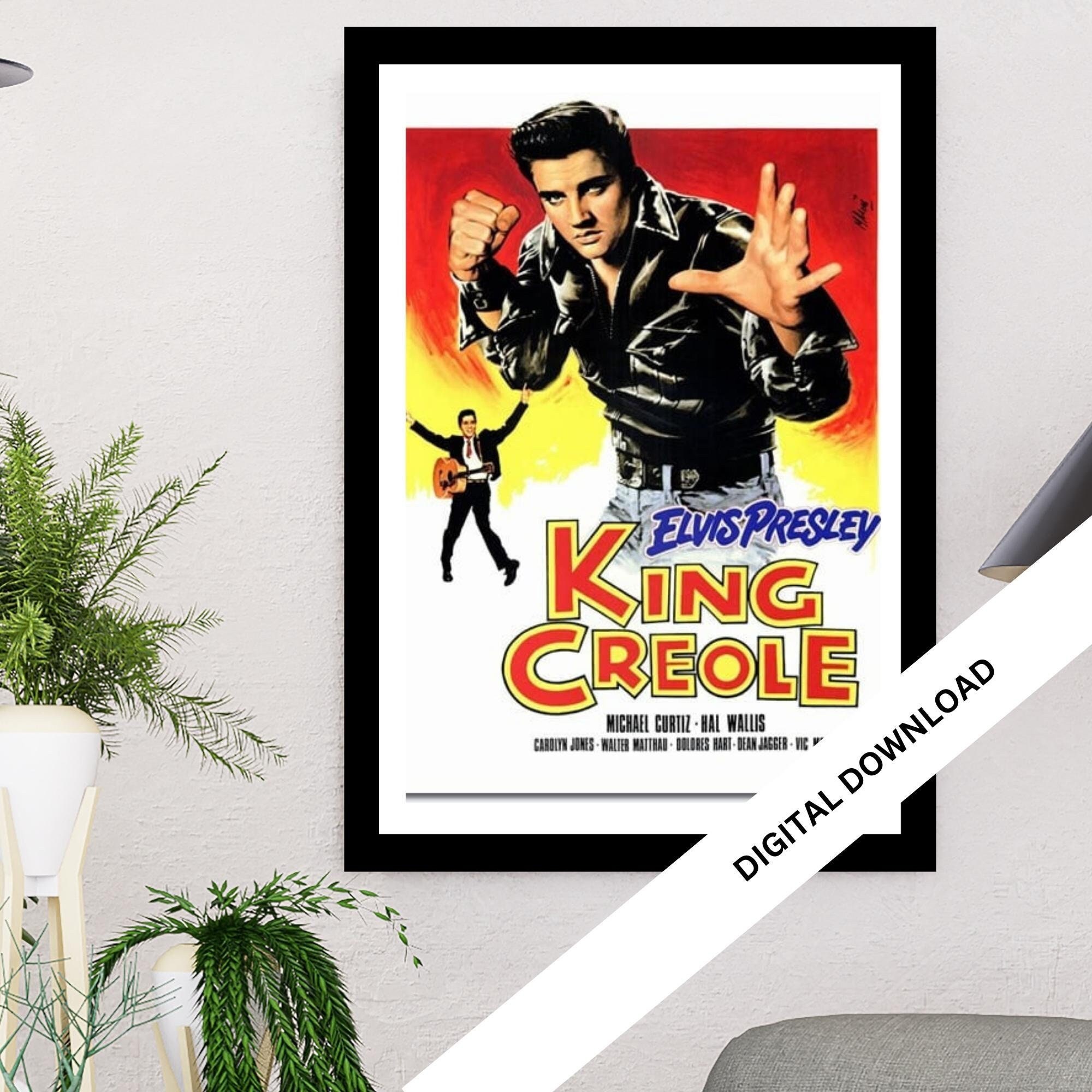 Elvis Presley King Creole Movie Poster. Digital Download - Etsy