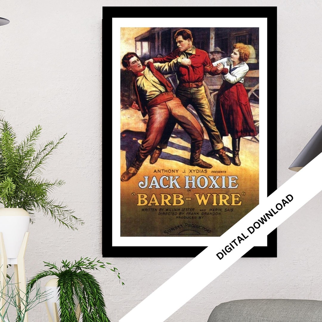 Barb - Wire 1922 | Movie Poster | Digital Download | Instant Printable ...