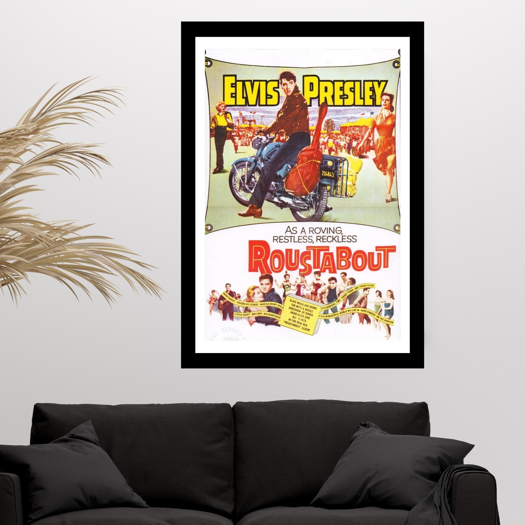 Elvis Presley Roustabout Movie Poster | Digital Download | Instant ...