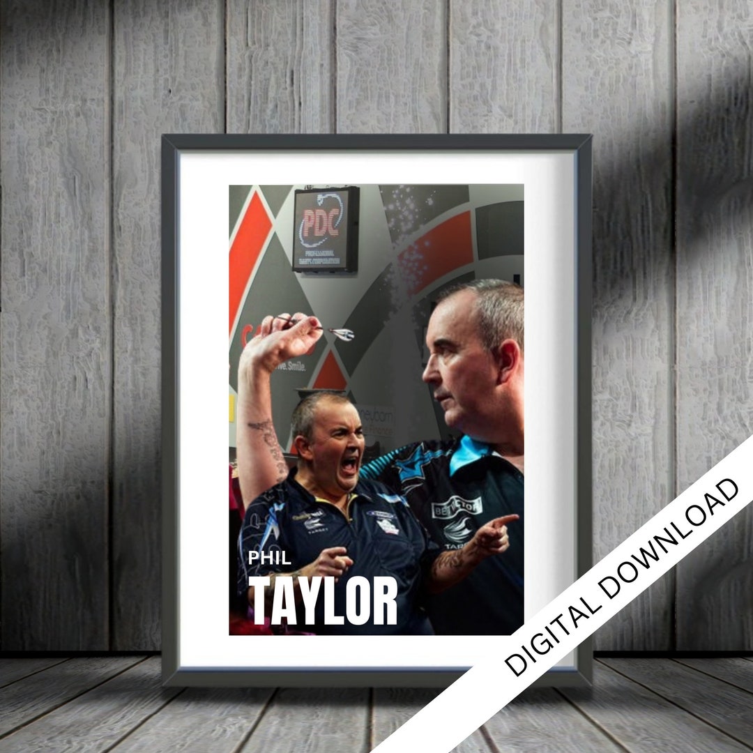 Darts, Sports Poster, Dart Poster Prints, Phil the Power Taylor, Man ...