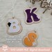 Halloween Ghost Letter Tags Svg, Halloween Letter Tags Svg, Halloween ...