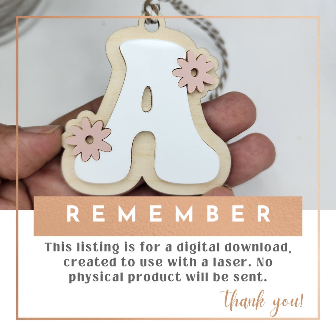 Svg Letter Tag, Svg Flower Letter Tag, Svg Retro Flower Letter, Retro ...