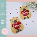 Capybara Name Tag Svg, Capybara Valentine's Day Tag Svg, Capibara Svg ...