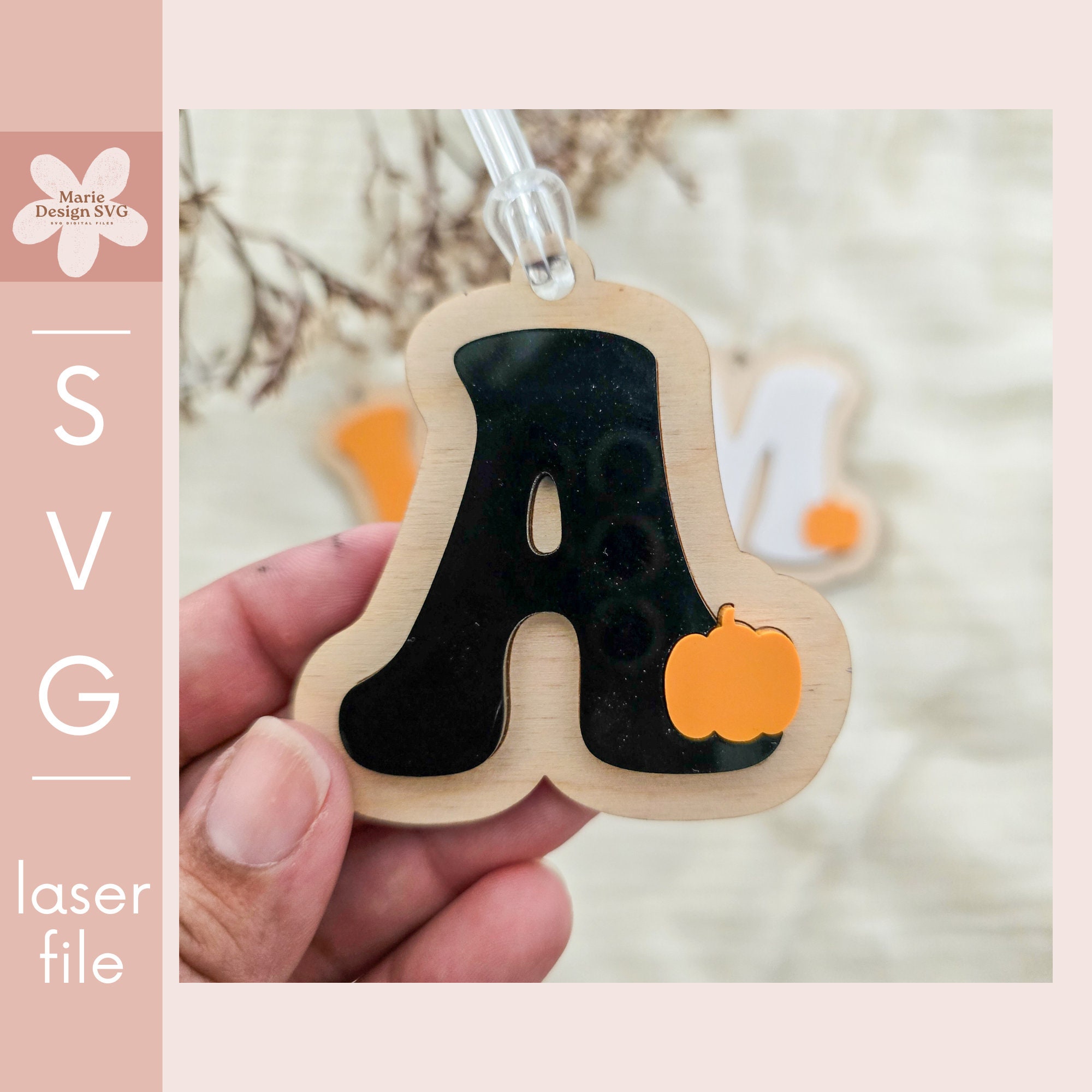 Fall Retro Letter Svg, Fall Retro Letters Tag Svg, Retro Letters Svg ...