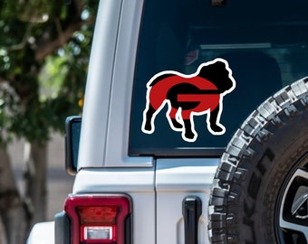 Georgia Bulldogs 3 Premium Vinyl Decal Licensed NCAA Set of 2 - Etsy