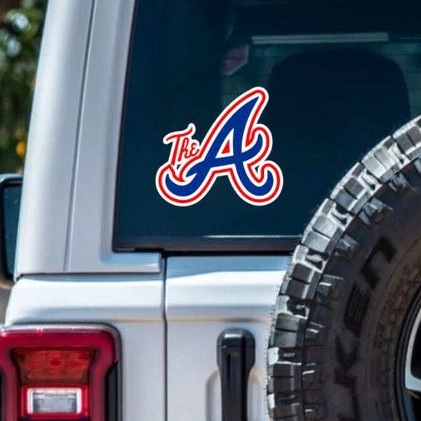 Atlanta Braves Car Decal - Etsy
