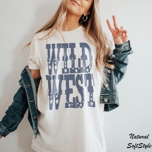 Wild West Shirt, Retro T-shirt, Vintage Cowboy Tshirt, Rodeo T Shirt ...