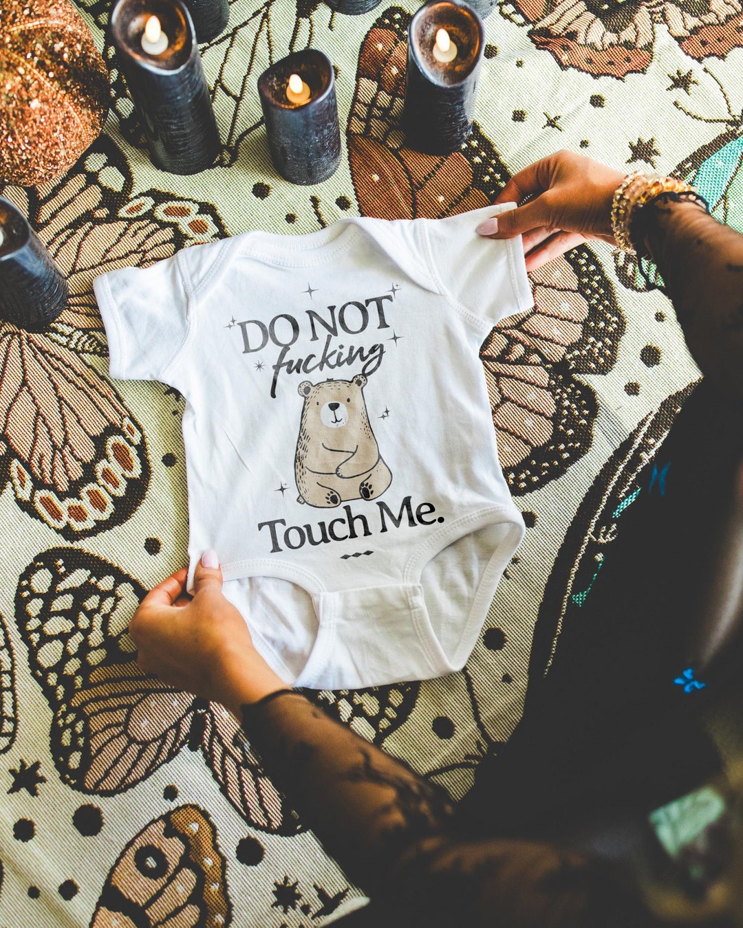 Infant Baby Bodysuit One Piece, Funny Baby Mom, Dont Touch Me, Baby ...