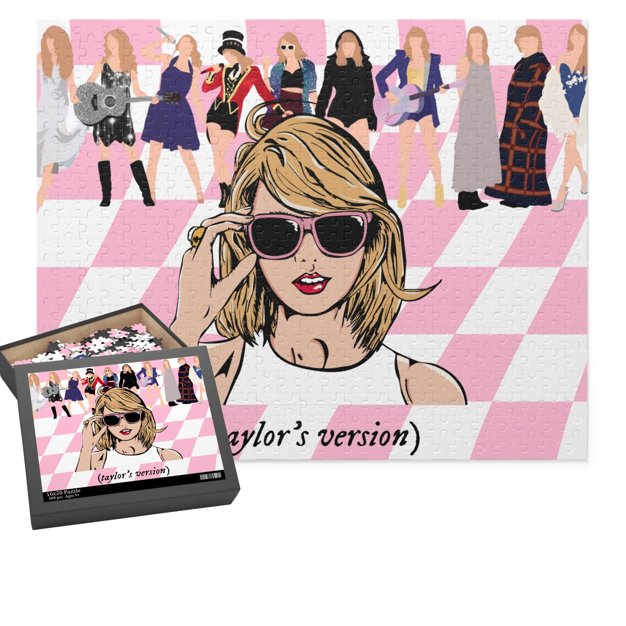 The Eras Tour Taylor Jigsaw Puzzle, Taylor Fan Gift sold by Ludens Tran ...