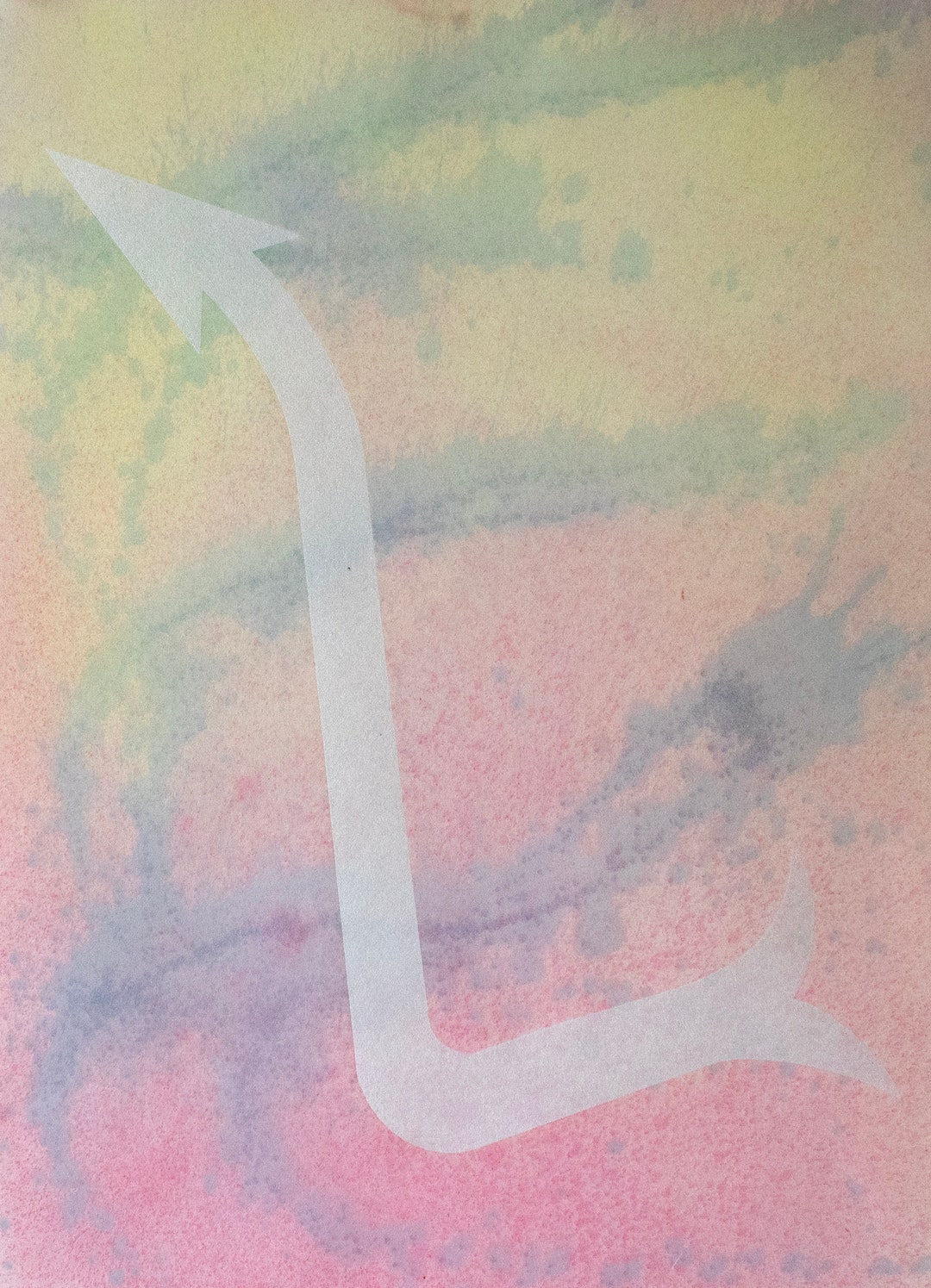 Arrow Screen Print Monoprint - Variations - Etsy