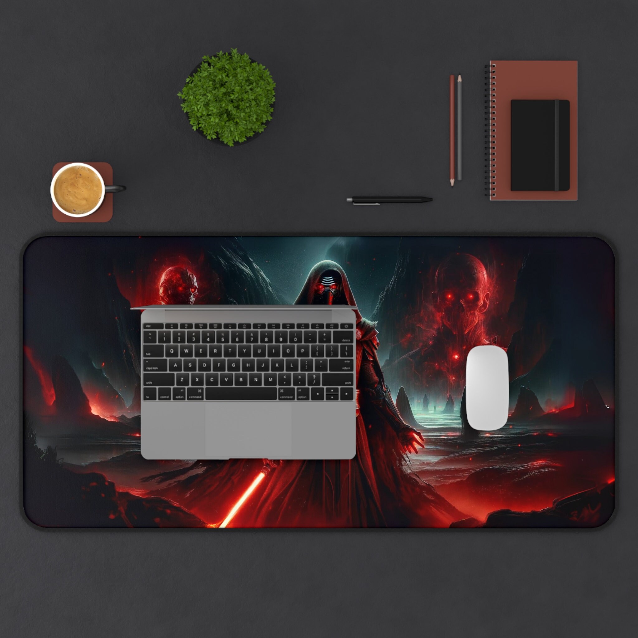Dark Lord Sith Desk Mat - Gaming Mouse Pad - Large Desk Pad - Galactic ...