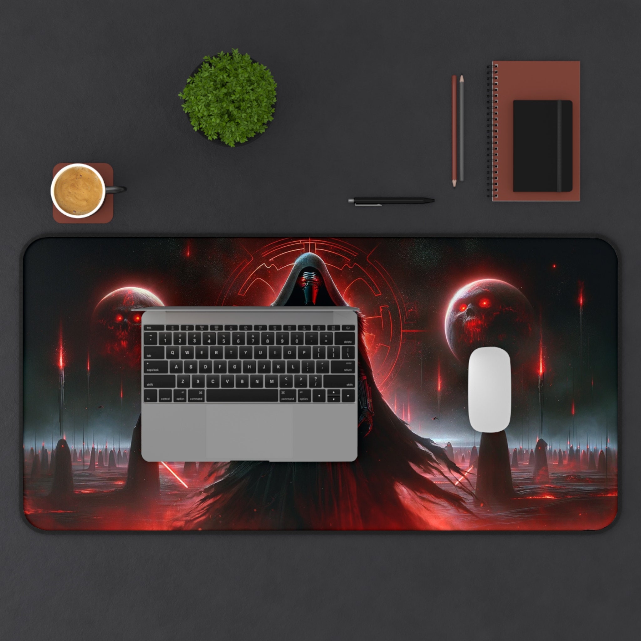 Dark Sith Desk Mat - Lord of the Sith Gaming Mouse Pad - Large Galactic ...