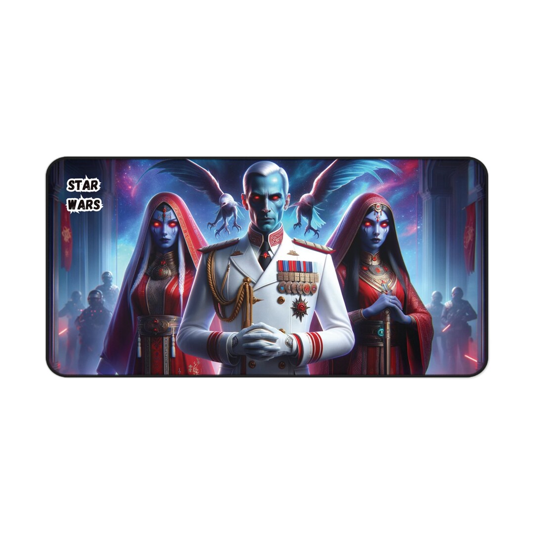 Thrawn Desk Mat, Large Mouse Pad, Galactic Conquest, Gift, Present ...