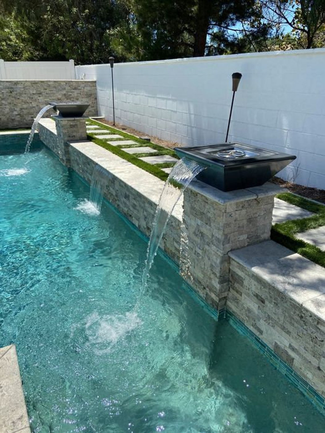 Oil Rubbed Bronze Fire Bowls for Swimming Pools Usafirebowls - Etsy