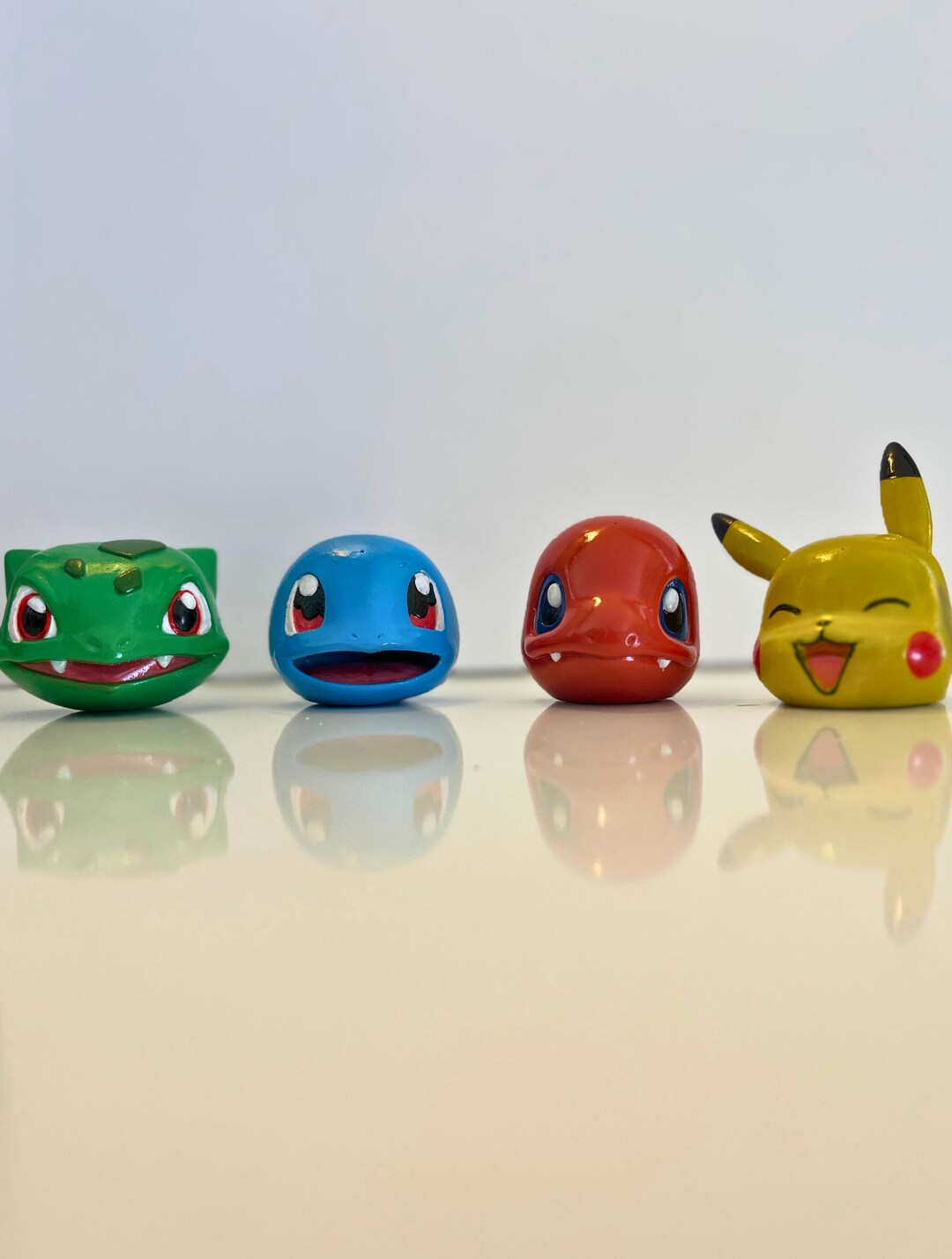 Pokemon Cabinet Knobs – Set of 4 | Pikachu, Bulbasaur, Charmander ...