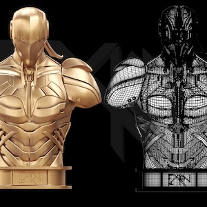 Red Hood Bust 3D Printed STL File Red Ronin - Etsy