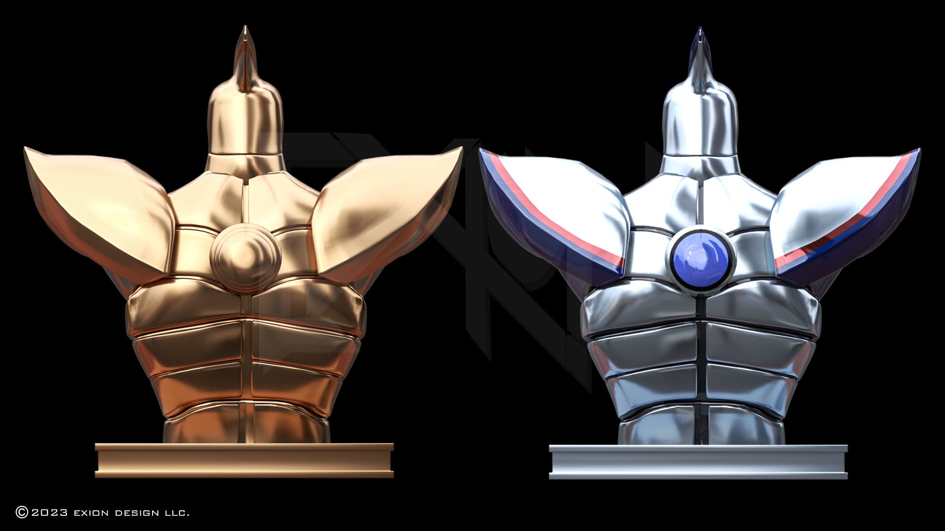 Elemental Hero Neos Bust 3D Printed STL File - Etsy