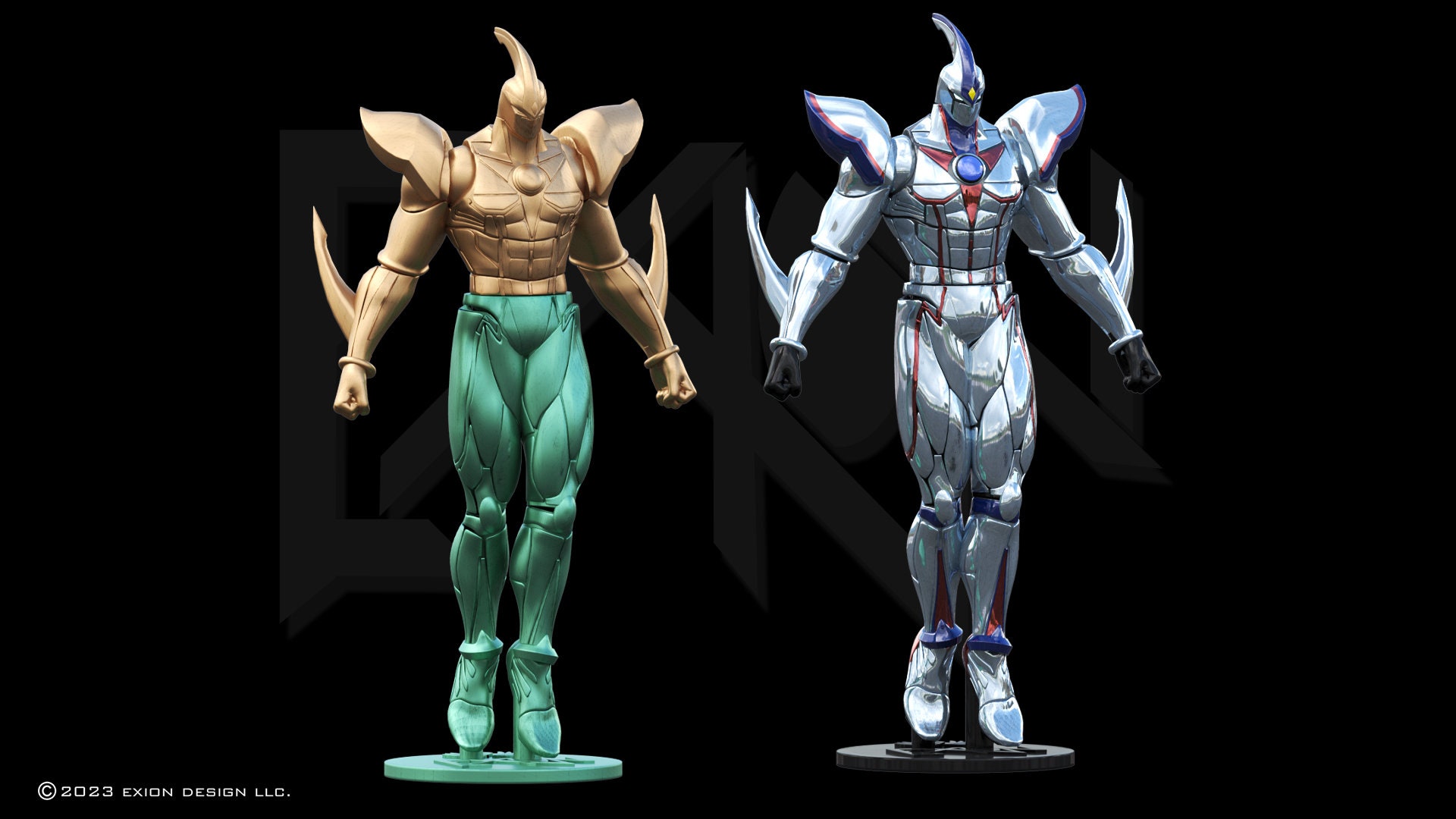 Elemental Hero Neos Full Figure Statue 3D Printed STL File - Etsy