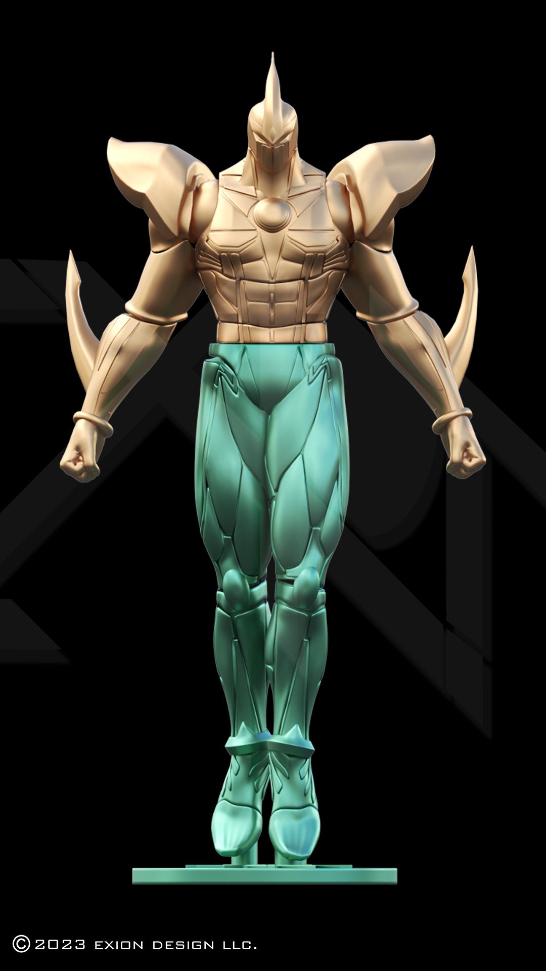 Elemental Hero Neos Full Figure Statue 3D Printed STL File - Etsy