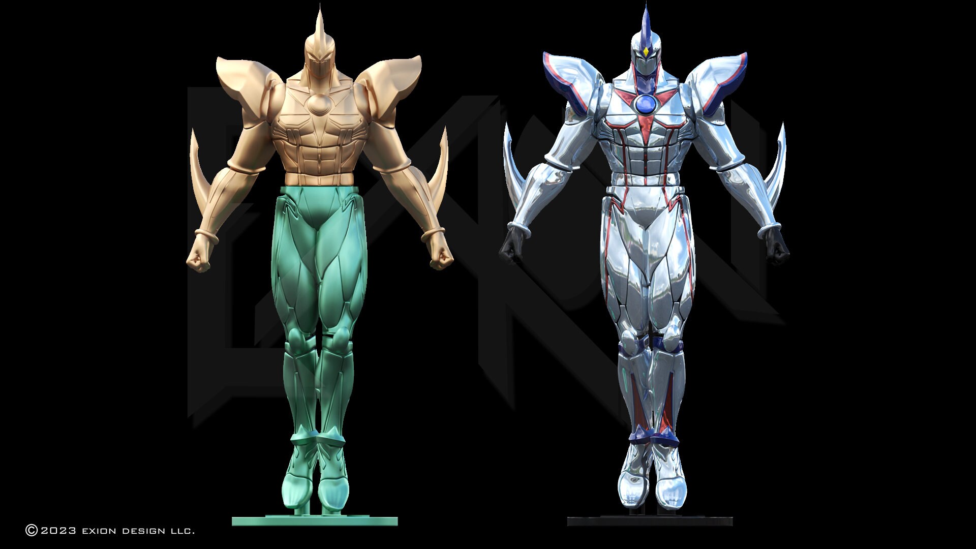 Elemental Hero Neos Full Figure Statue 3D Printed STL File - Etsy