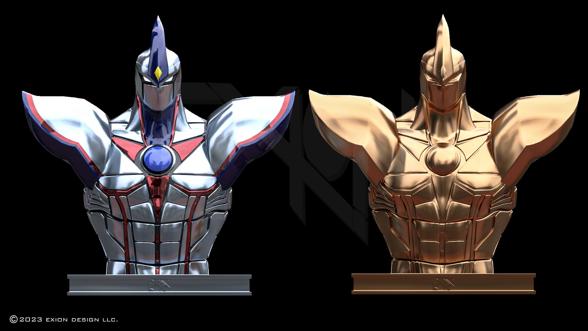 Elemental Hero Neos Bust 3D Printed STL File - Etsy