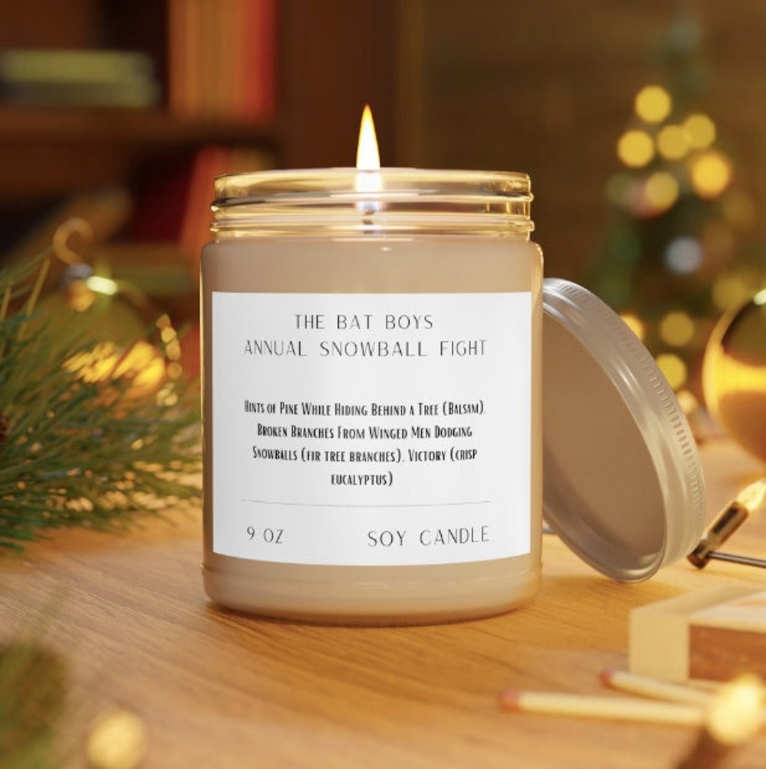 Bat Boys Annual Snowball Fight 9 Oz Candle, Soy Candle, ACOTAR Candle ...