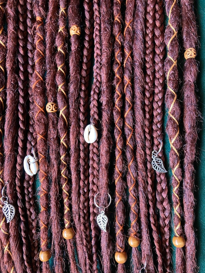 Boho Festival Rave Dreads Dreadlocks Braids Clip-in - Etsy