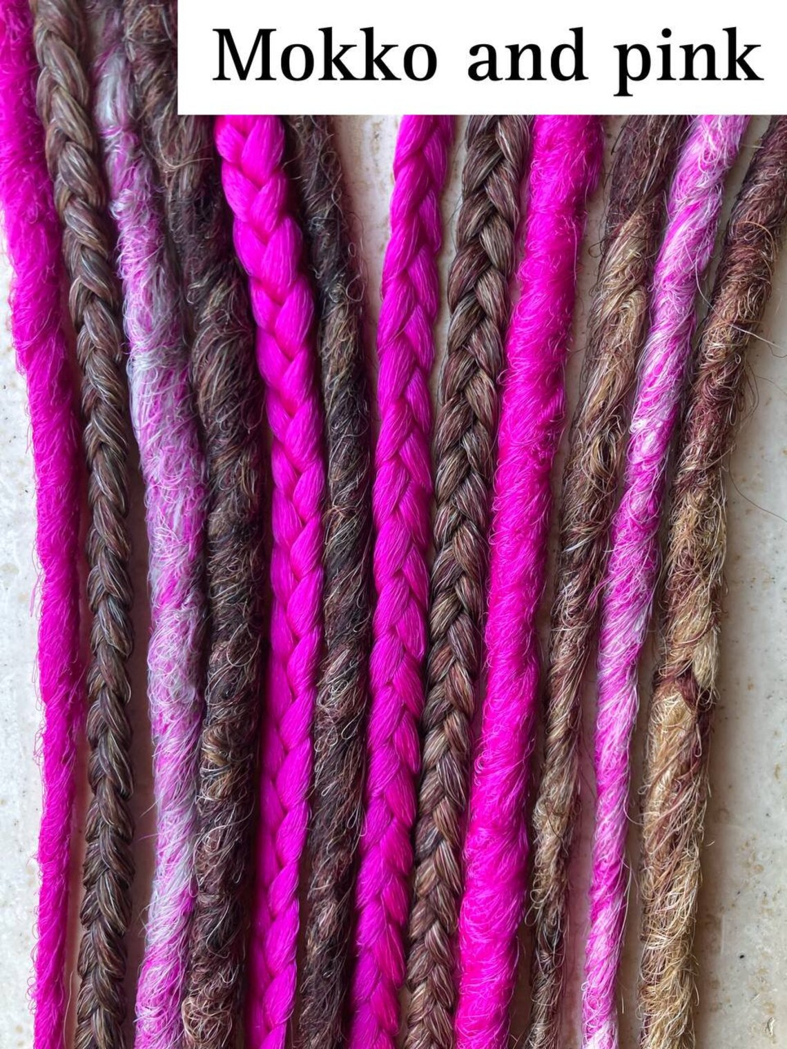 Boho Festival Rave Dreads Dreadlocks Braids Clip-in - Etsy