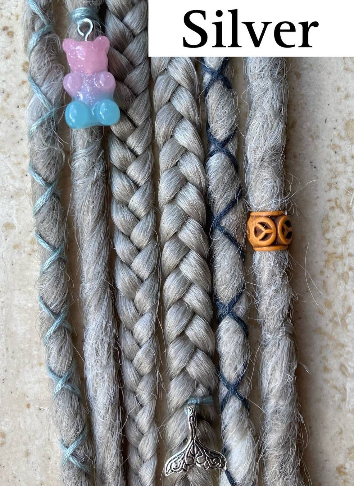 Boho Festival Rave Dreads Dreadlocks Braids Clip-in - Etsy