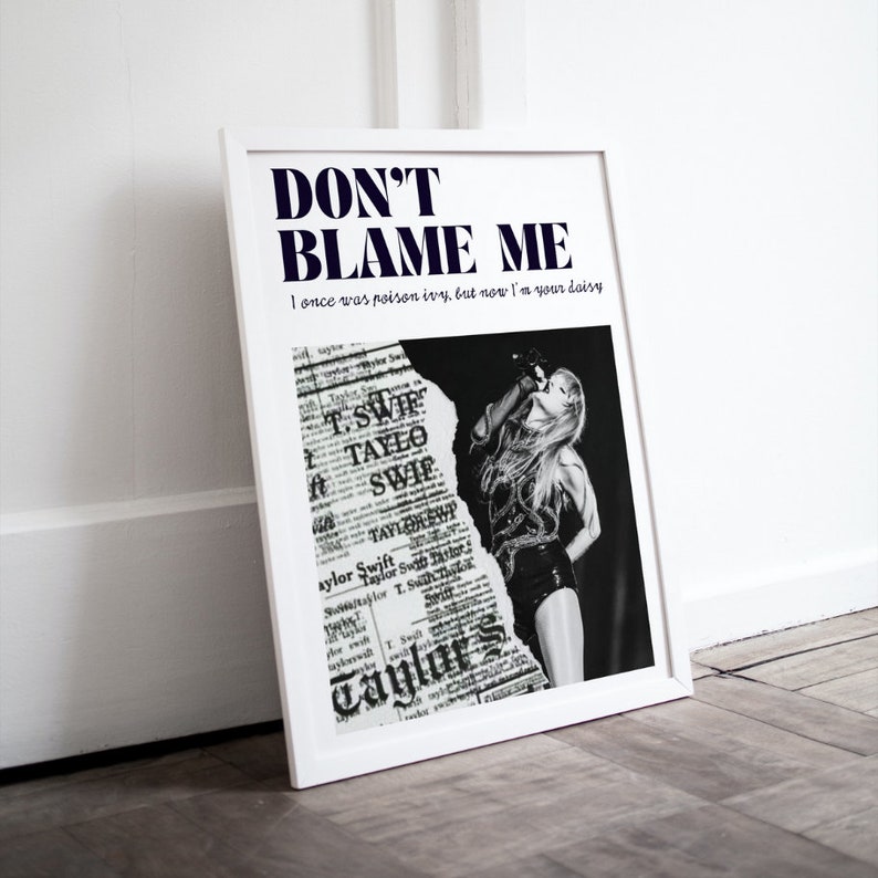 Taylor Swift Reputation Poster, Swiftie Gift, Taylor Swift Prints ...